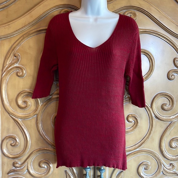 Peruvian Connection | Sweaters | Peruvian Connection Brick Red Sweater ...